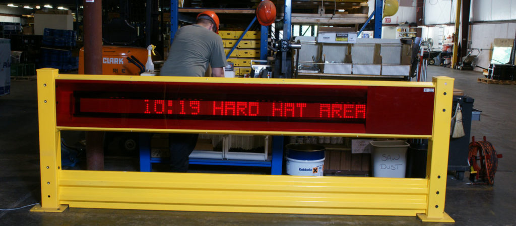 Displayguard® Safety LED Display for Guardrails | Herwin Safety